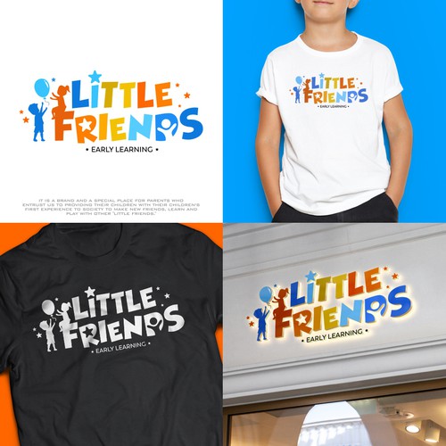 Designs | Little Friends - Design an awesome logo for a childcare brand ...