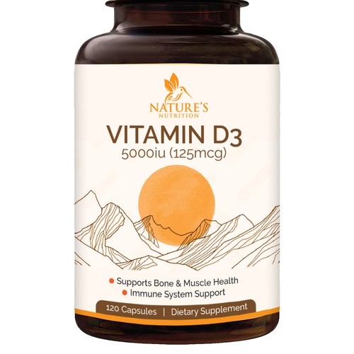 Designs | Vitamin D3 Supplement Design Needed for Nature's Nutrition ...