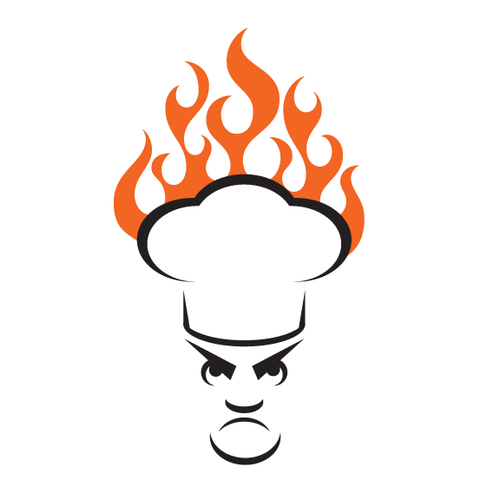 The Angry Chef logo design | concurso Logotipos