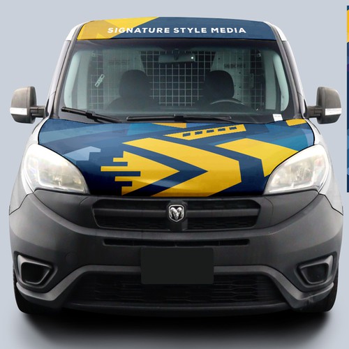 Designs | Rolling Canvas: Cargo Van Wrap Design! Modern and Sleek | Car ...