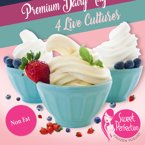 Create a Great Looking Frozen Yogurt Poster | Poster contest