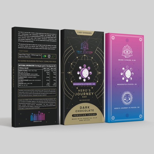 Designs | Psychedelic Mushroom Chocolate Bar Packaging 🍄🍫 | Product ...