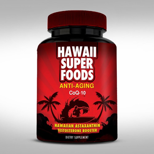 Designs | Create a Men's Anti-Aging Vitamin Supplement Label | Product ...