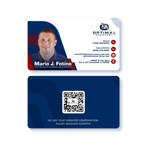 Designs | Optimal Recovery Business Card | Business card contest