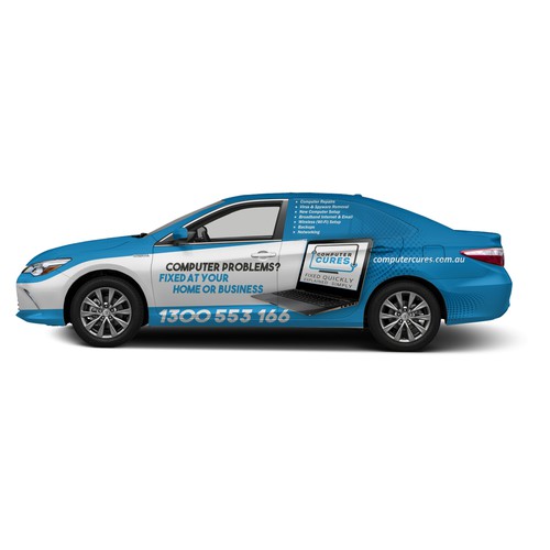 Design a world class Car Wrap for Computer Repair and IT Support ...
