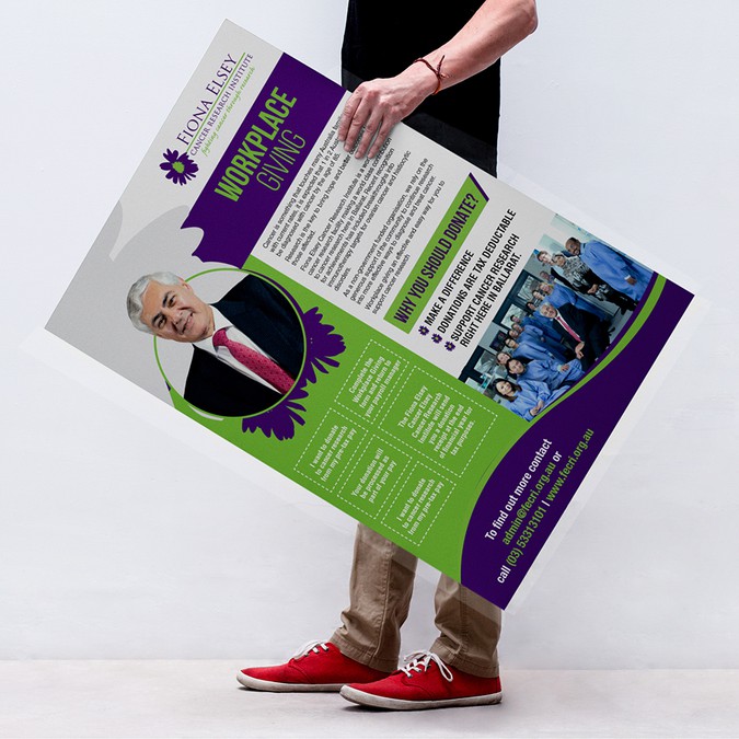 Cancer Research Fundraising Poster | Poster contest