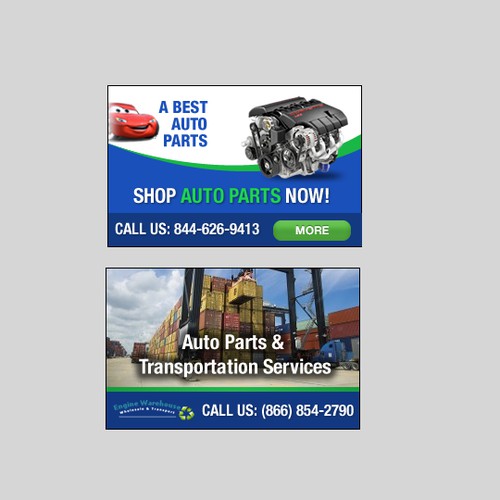 Need a nice clean banner for a used engine and transmission reseller ...