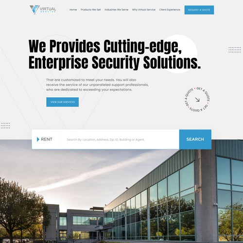 Designs | Modern professional website for Technology Company | Web page ...