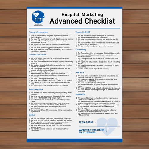 Create an interesting, creative poster out of a checklist spreadsheet ...