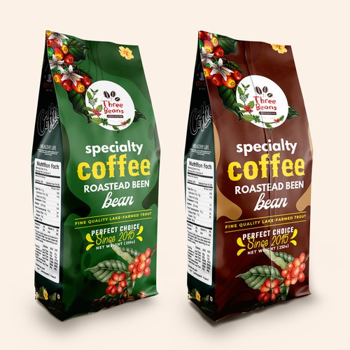 Designs | Label for specialty coffee roasted bean packaging | Product ...