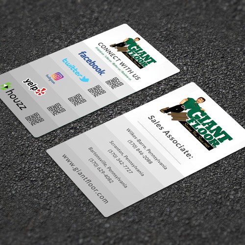Business Review Card looking for unique and sophisticated design ...