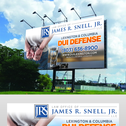 Billboard Design - DUI Defense Lawyer | Signage contest