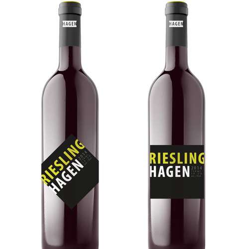 Create a tight and modern German riesling label | Product label contest