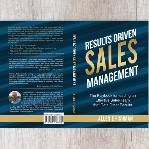 Results Driven Sales Management Book Cover Design | Book cover contest