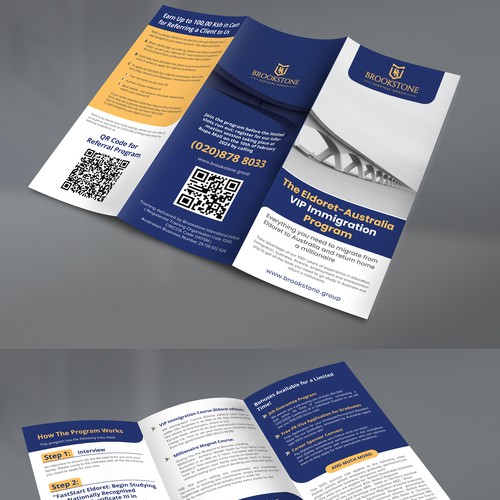 Designs | Design Trifold Pamphlet for Premium Education/Immigration ...
