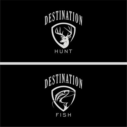 HUNT/FISH Youtube Channel Logos | Logo design contest