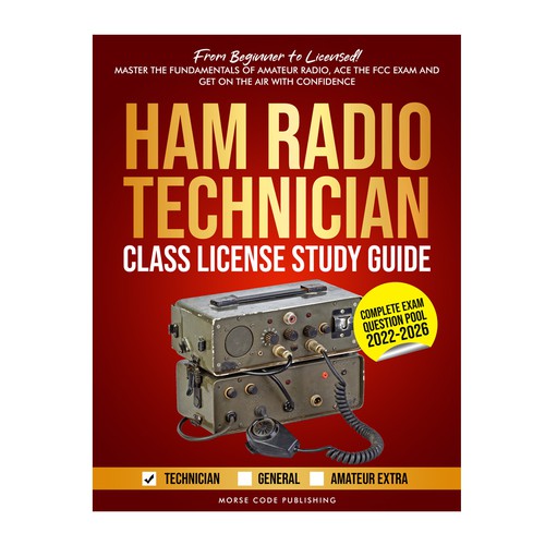 Designs | Eye Catching Cover for Ham Radio Study Guide: Fusion of High ...
