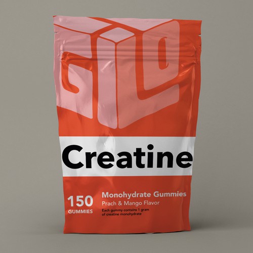 Designs | Bag Design for Creatine Monohydrate Gummy brand | Product ...