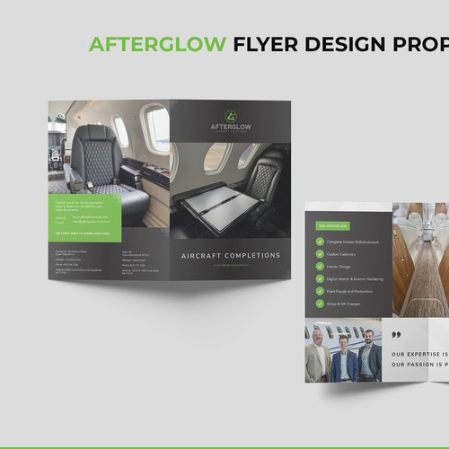 Designs | Striking Modern Brochure for Private Jet Owners | Brochure ...