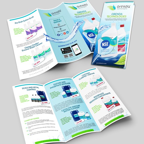 Redo our eco-friendly pool chemical brochure from scratch | Brochure ...