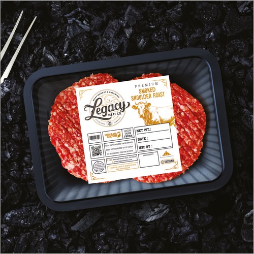 Designs | Premium Meat Package Label | Product label contest