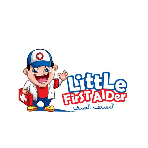 Cartoon Logo or theme of cartoon characters that presents training kids ...