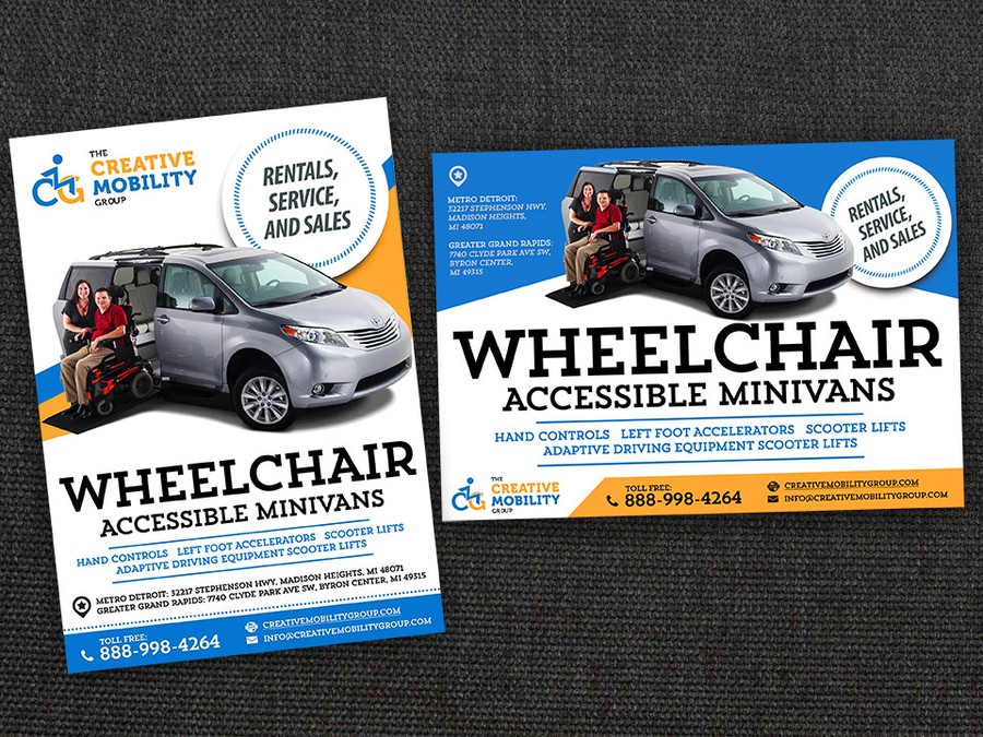 Create an advertisement for a wheelchair accessible minivan! | Postcard ...