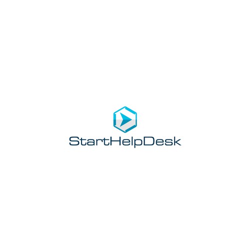 Create a professional logo for StartHelpDesk, a cloud-based helpdesk ...