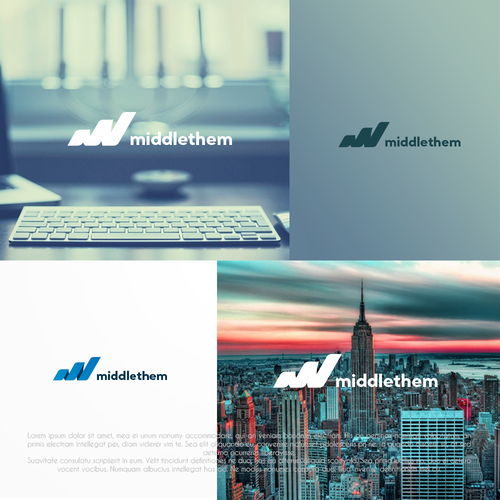 Designs | Logo Online Marketing Consulting for "middlethem" | Logo ...