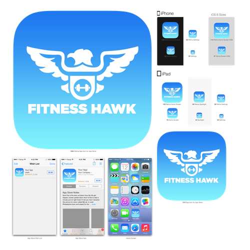Recreate a Fitness App Icon | Icon or button contest