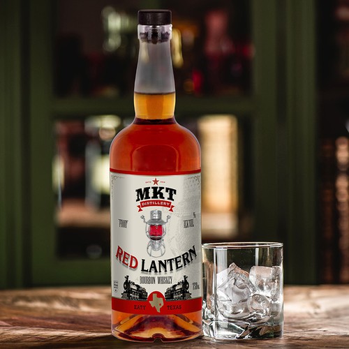 Designs | Red Lantern Bourbon Label | Product label contest