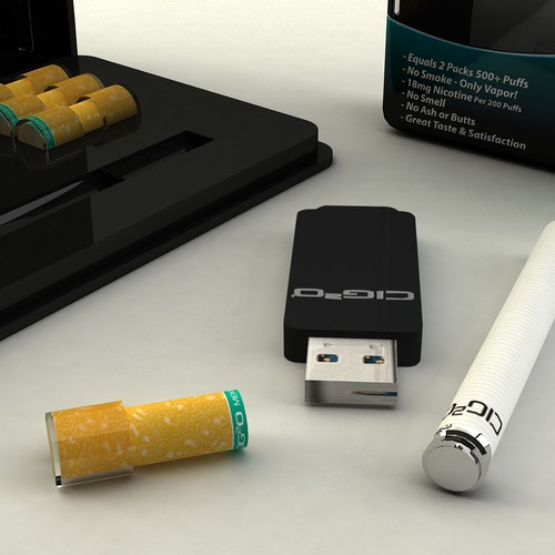 Designs | Sleek & Cool package design for new E-cig box | Product label ...