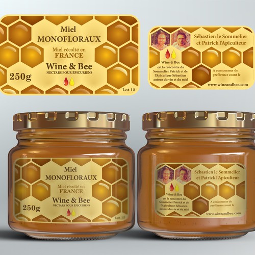 Créer des étiquettes pour une nouvelle marque française de miel ...