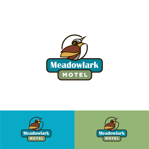 Retro yet Chic Motel Logo design for Meadowlark Motel | Logo design contest
