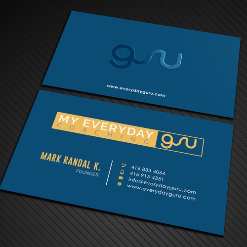 Create a card that shows the "Guru" in every geek! | Business card contest