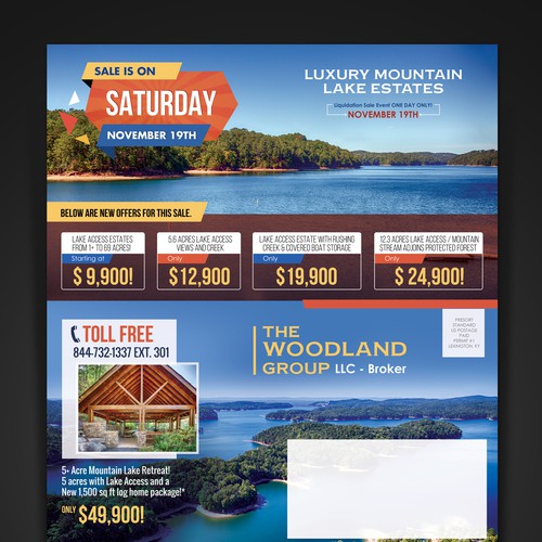 *Guaranteed Prize* Lake Liquidation Sale Flyer | Postcard, flyer or ...