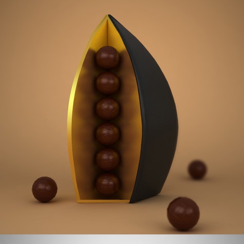 Modern and luxurious chocolate box | Product packaging contest