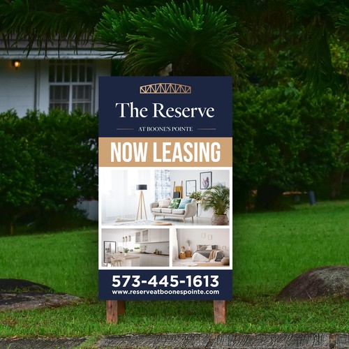 Designs | Designer needed: Eye Catching Now Leasing sign for New ...