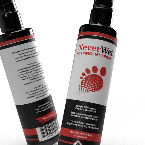 Designs | Design NeverWet product label | Product label contest