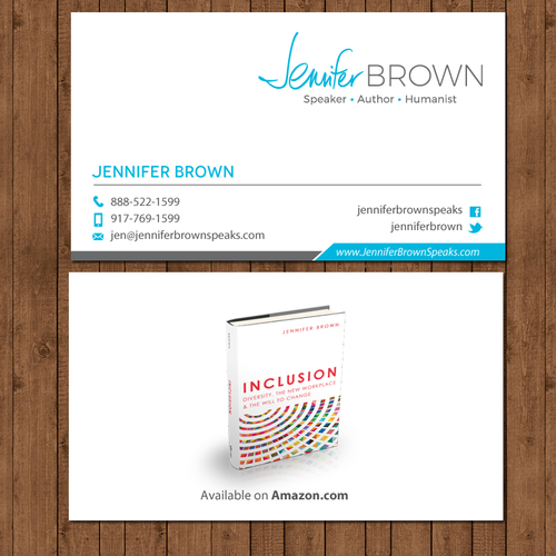 Business card design for diversity & inclusion advocate | Business card ...