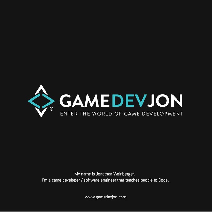 Design a programmer logo for my brand Game Dev Jon (Brand/Identity ...