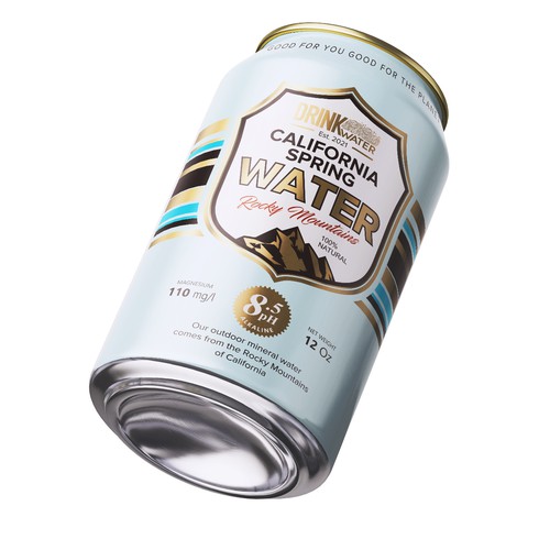 Designs | Can Water Beverage Can Design | Product packaging contest