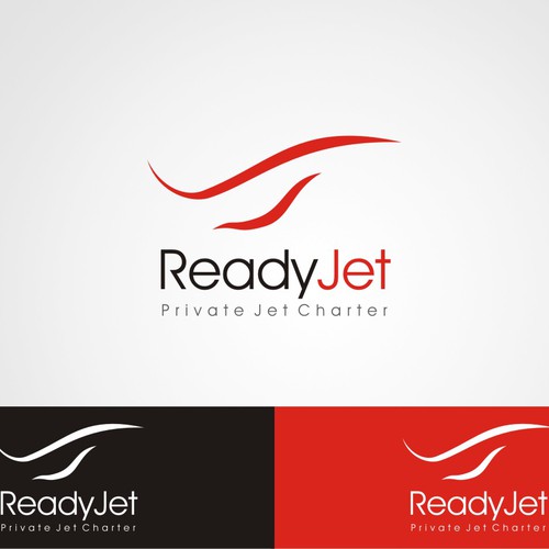 Logo Design for ReadyJet Private Jet Charter | Logo design contest