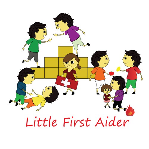 Cartoon Logo or theme of cartoon characters that presents training kids ...