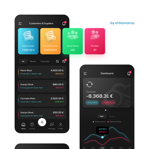 Designs | accounting application mobile | App design contest