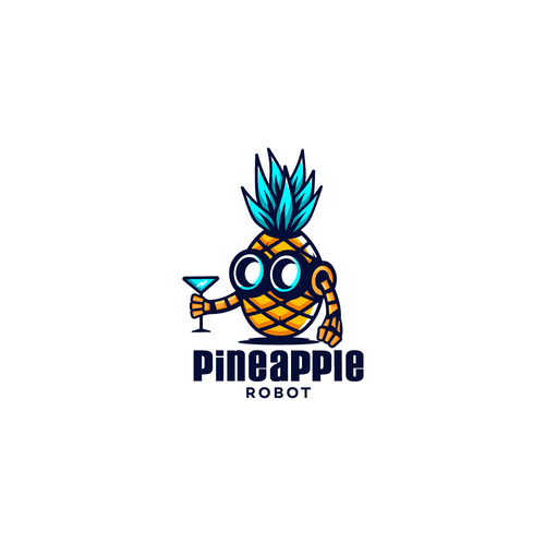 Designs | Pineapple Robot Bar in Maui needs a LOGO!!! | Logo design contest
