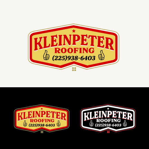 Designs | Kleinpeter Roofing | Logo design contest