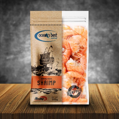 We are looking for a attractive Seafood and Shrimps Packaging ...