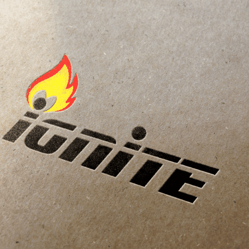 Ignite logo = typography + flame + creativity | Logo design contest