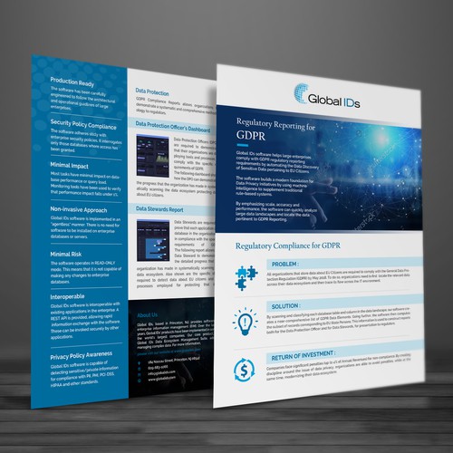 GDPR Brochure | Postcard, flyer or print contest